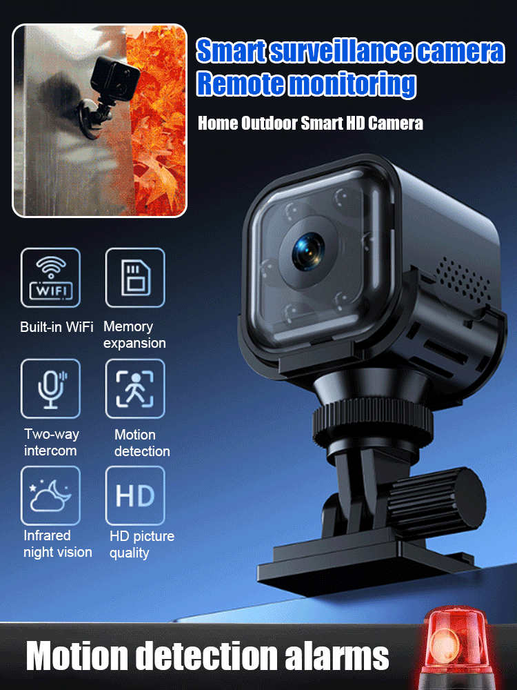 AS03 Smart WiFi Security Camera – 1080P HD, Night Vision, Motion Detec ...